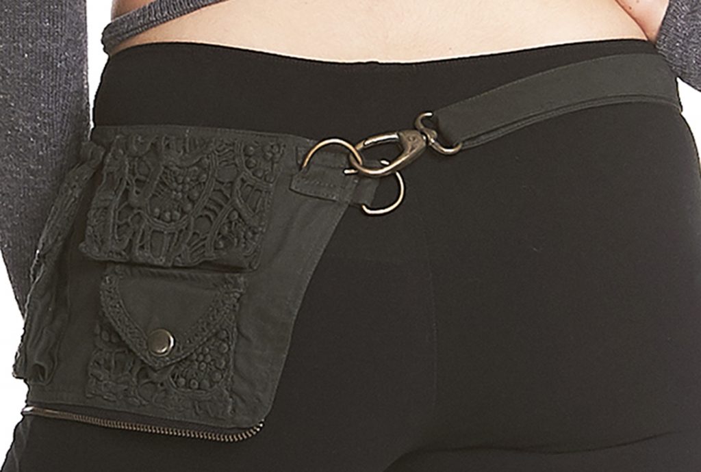 Steampunk backpack pocket belt - Gekko Bohotique